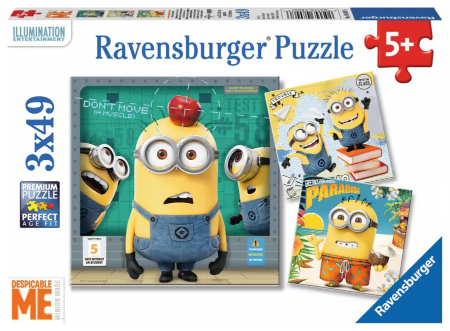 Puzzle Minions: Despicable Me, 40 - 99 dielikov