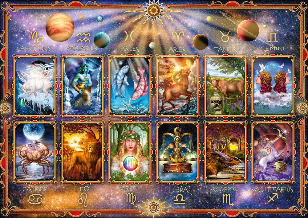 Zodiac sign puzzle 60 photos - Youhoroscope.com