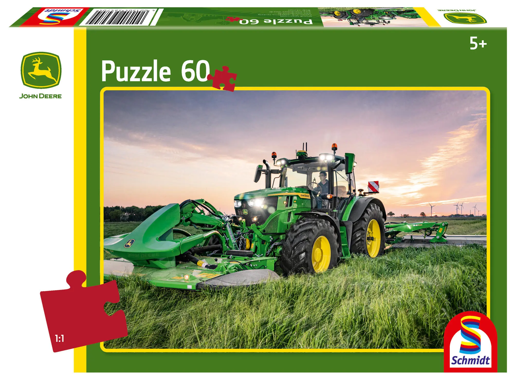 Puzzle Trator John Deere 6R 185, 40 - 99 peças