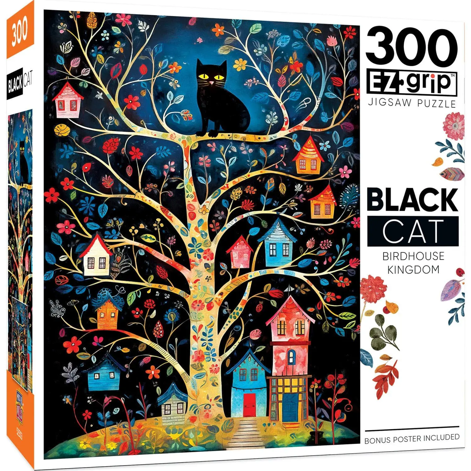 Puzzle Gatos pretos - Reino dos Pássaros, 300 peças